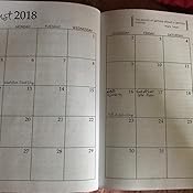 Amazon.com: 2018-2019 Academic Planner Weekly And Monthly: Calendar ...