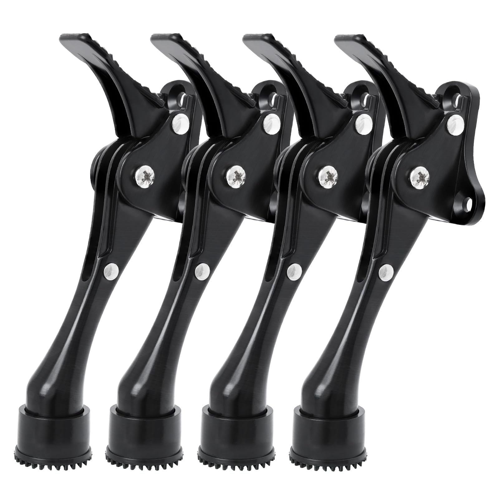 KOVOSCH 4 Pack Kickdown Door Stoppers 4 Inches, Heavy Duty Door ...