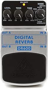Amazon.com: Behringer DR600 DIGITAL REVERB Digital Stereo Reverb ...