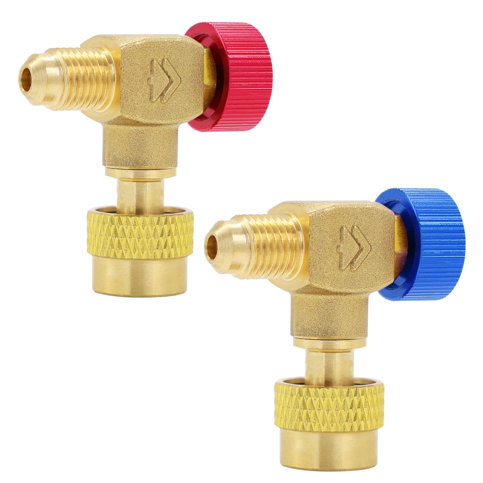 Wisscool HVAC Control Valve, Refrigerant Charging Valve, Brass Copper ...