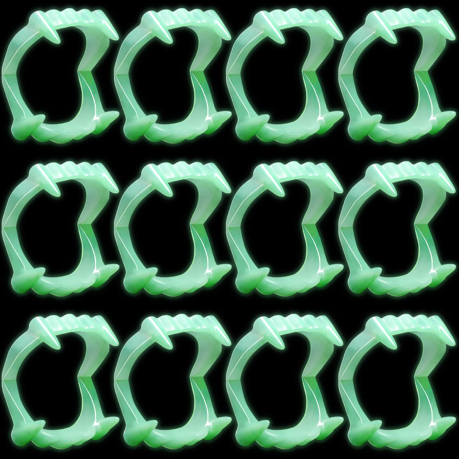 Mua 50 Pieces Halloween Vampire Teeth Glow in The Dark Plastic Glowing ...