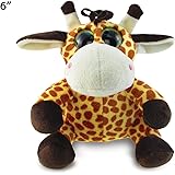 Amazon.com: Puzzled Super Soft Sitting Giraffe Plush, 9": Toys & Games