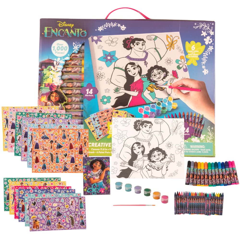 Disney Encanto Creative Coloring Canvas Painting And Activity Set For ...