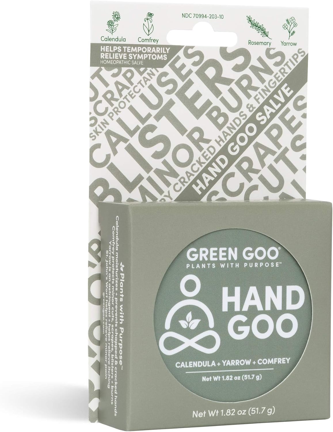 Green Goo Hand Goo - Organic and 100% Natural (Large Tin (51.7g ...