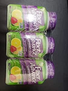 Amazon.com: Fiber Advance Gummies 6G Fiber,90 Gummies Each, 3 Pack ...
