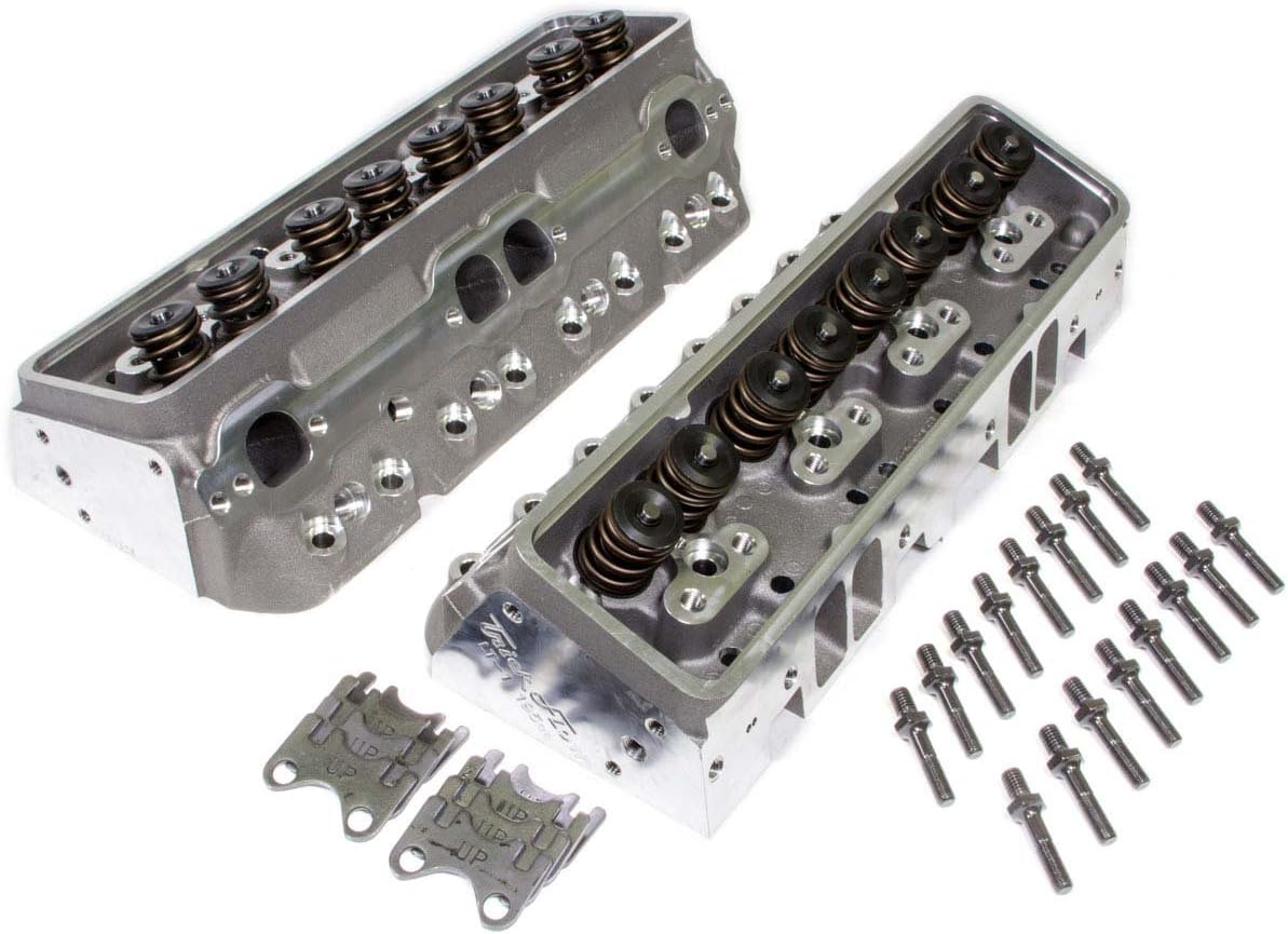 Amazon.com: Trick Flow TFS-30400010 Alum Cyl Heads SBC LT1 62cc A/P ...