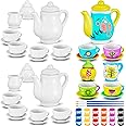 Amazon.com: PullCrease 45 Pcs Spring Paint Your Own Tea Kit Craft DIY ...