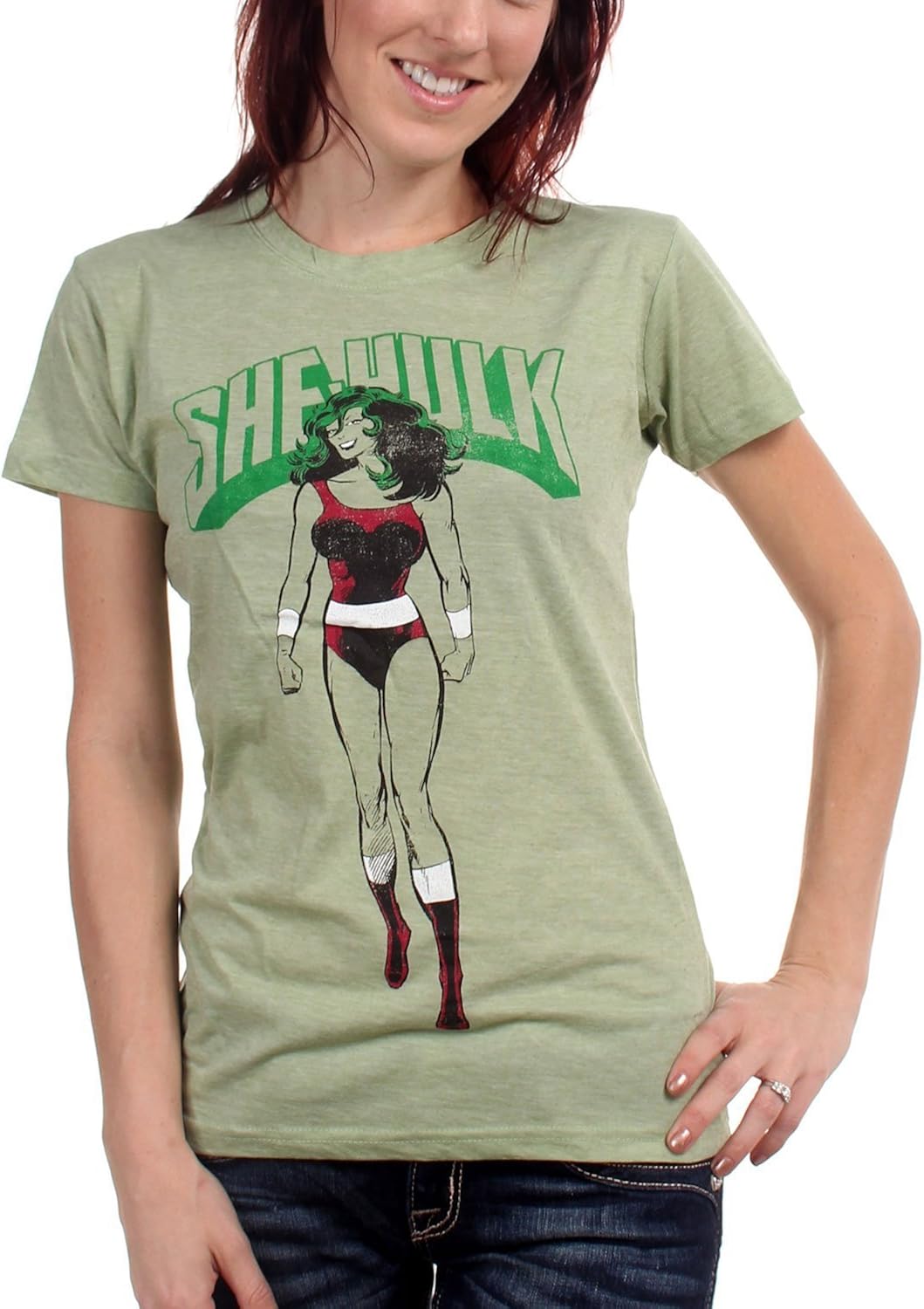 Amazon.com: Incredible Hulk She-Hulk Women's Junior's T-Shirt: Clothing