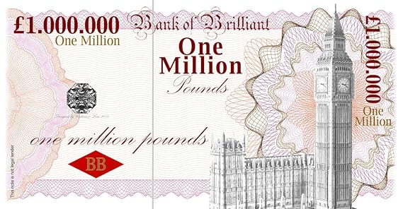 One Million Pound Note - Great Joke For Xmas/Birthday Cards: Amazon.co ...