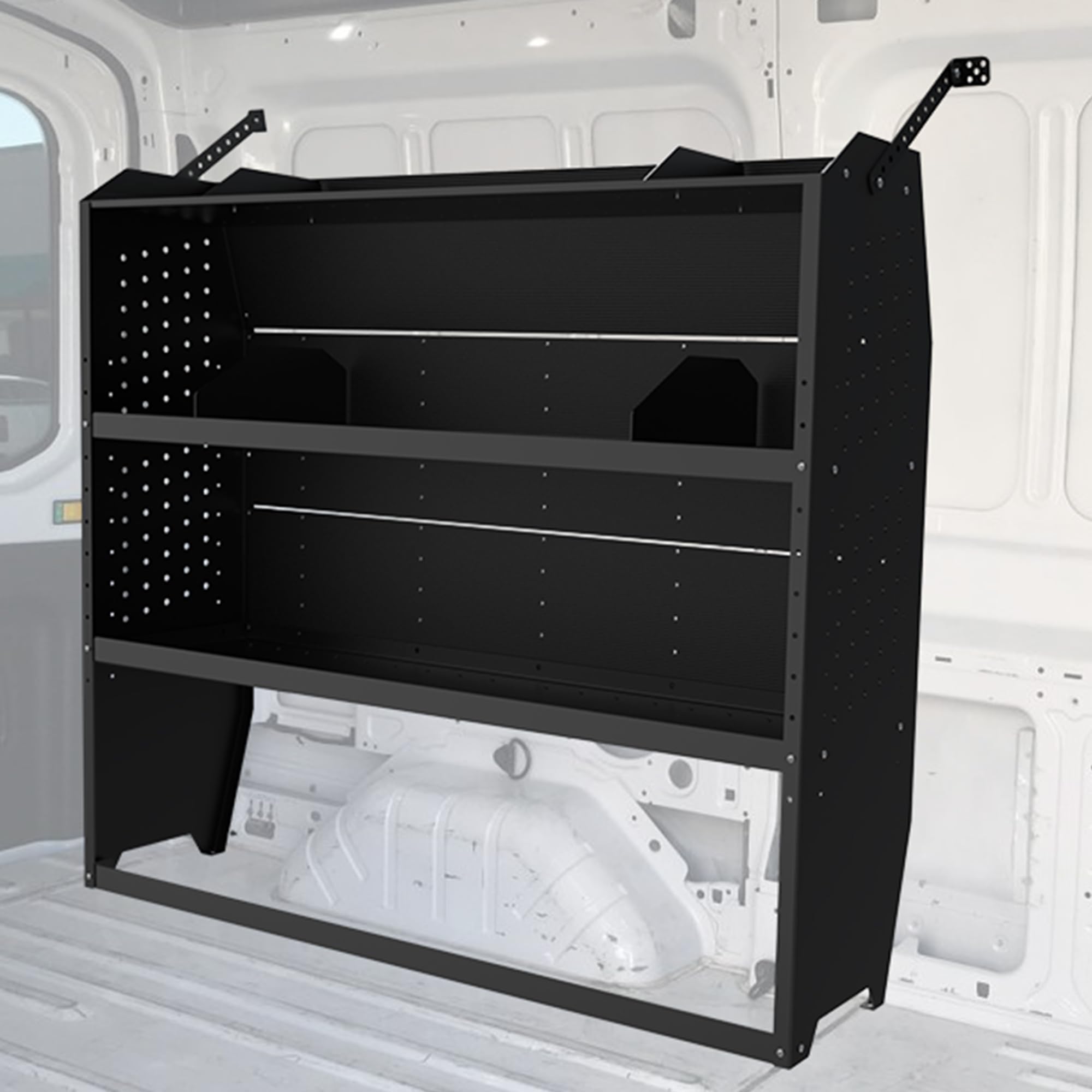 MELIPRON Van Shelves Fit Ford Transit, RAM ProMaster, Chevy Express ...