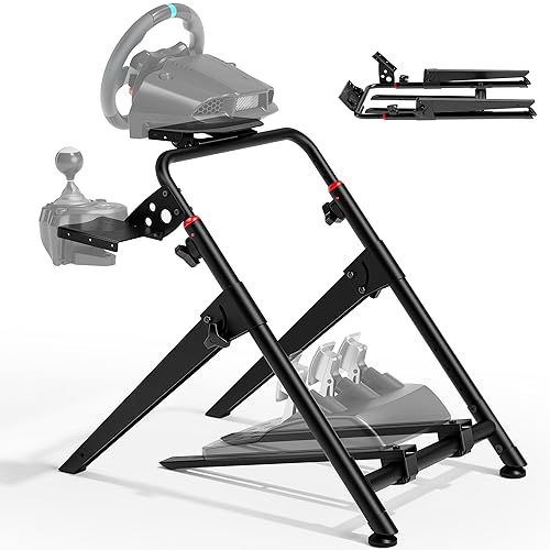 ARES WING Sim Racing Wheel Stand, Foldable Racing Simulator Cockpit ...