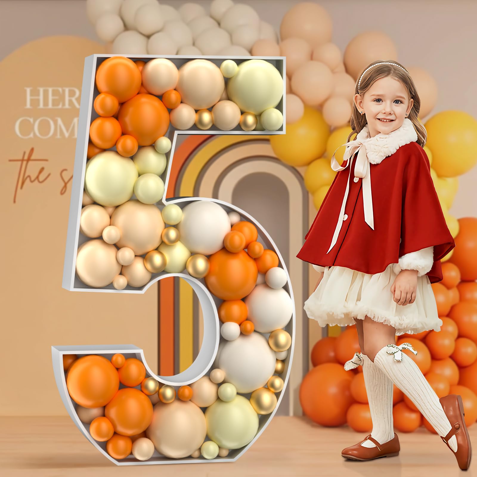 imprsv 4FT Marquee Number, Mosaic Numbers for Balloons, Mosaic Balloon ...