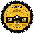 DEWALT Circular Saw Blade, 7 1/4 Inch, 24 Tooth, Wood Cutting ...