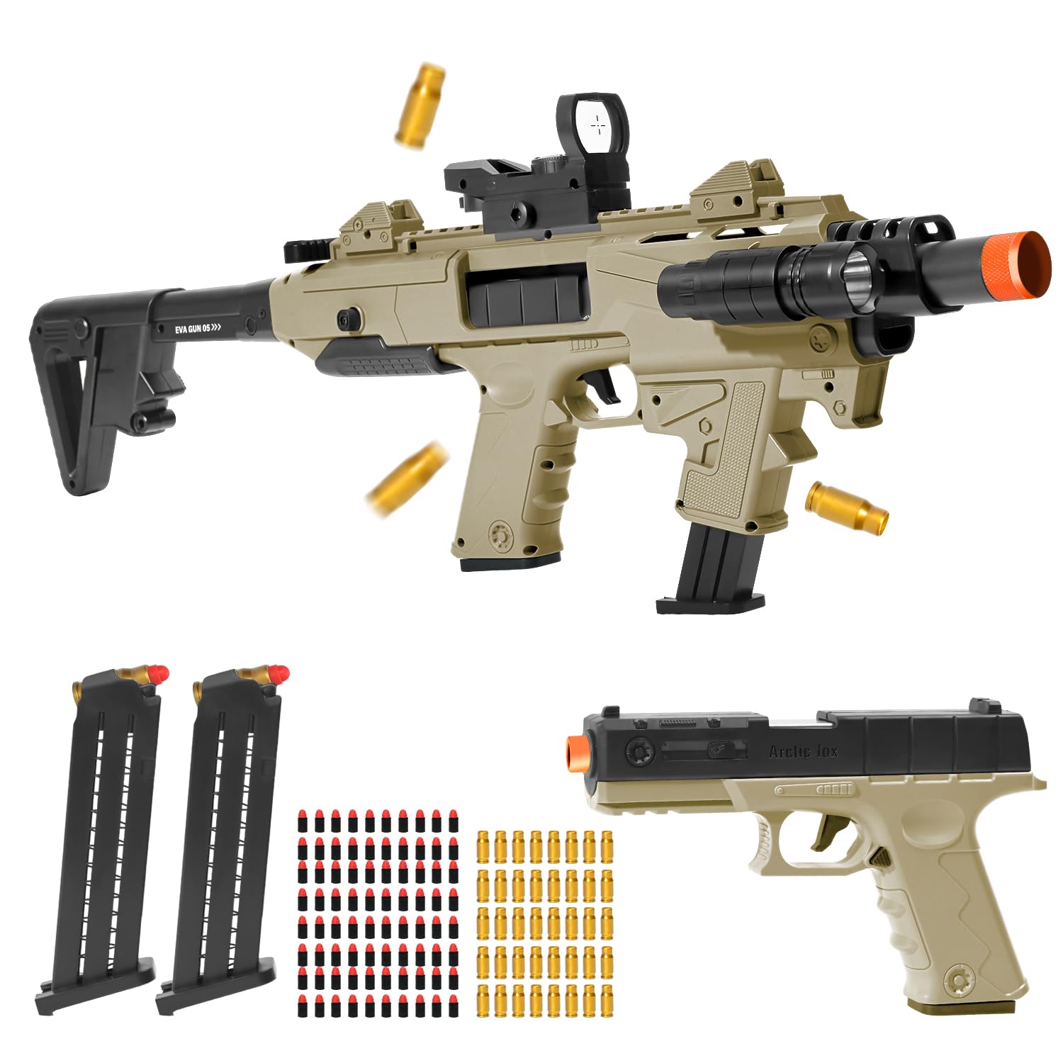 Realistic Toy Toy Gun Blaster, Soft Bullet Toy Dart Hand Gun Soft ...
