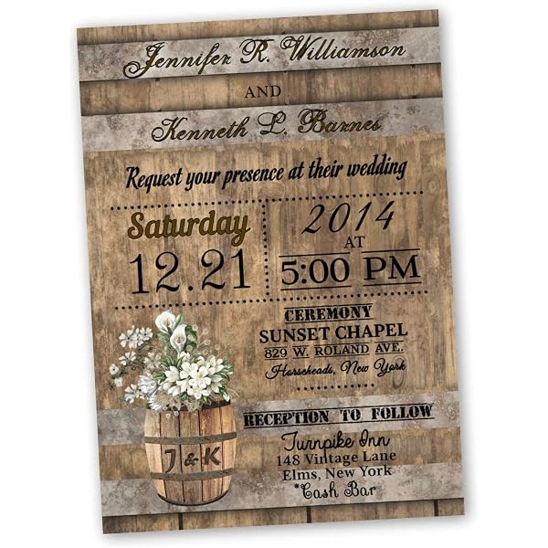 Barn style wedding invitations | Honestweddingadvice.com