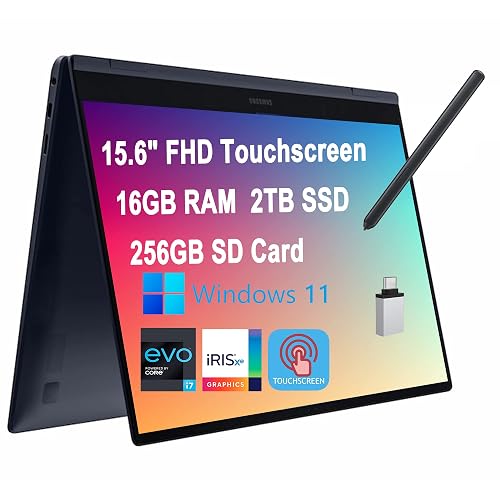 SAMSUNG Galaxy Book Pro 360 2-in-1 Laptop 15.6" FHD AMOLED Touchscreen ...