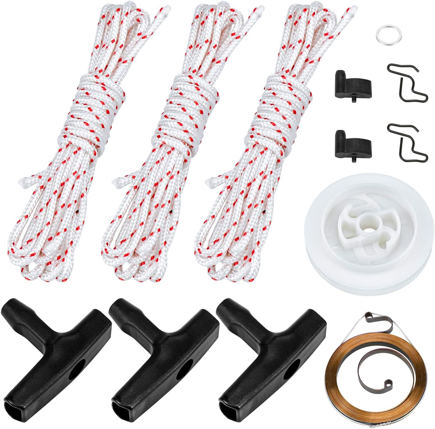 Dreamtop 3 Pack Recoil Starter Rope 3-Meter 3.0 mm Pull Cord with 3 ...