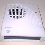 Dimplex FX20V Wall Mounted Fan Heater 2KW, 2000 W, White: Amazon.co.uk ...