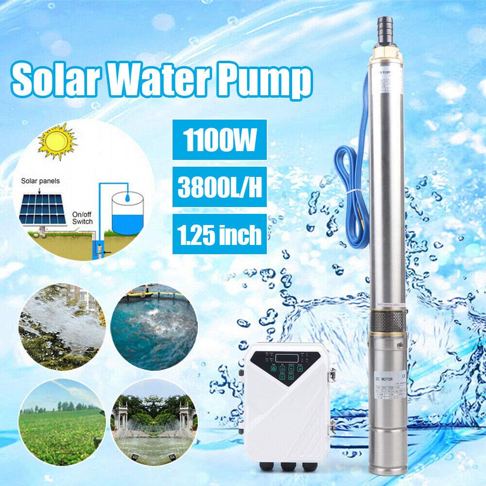Professional Screw Solar Water Pump 3 Dc 110v 1100w Deep | Desertcart GB