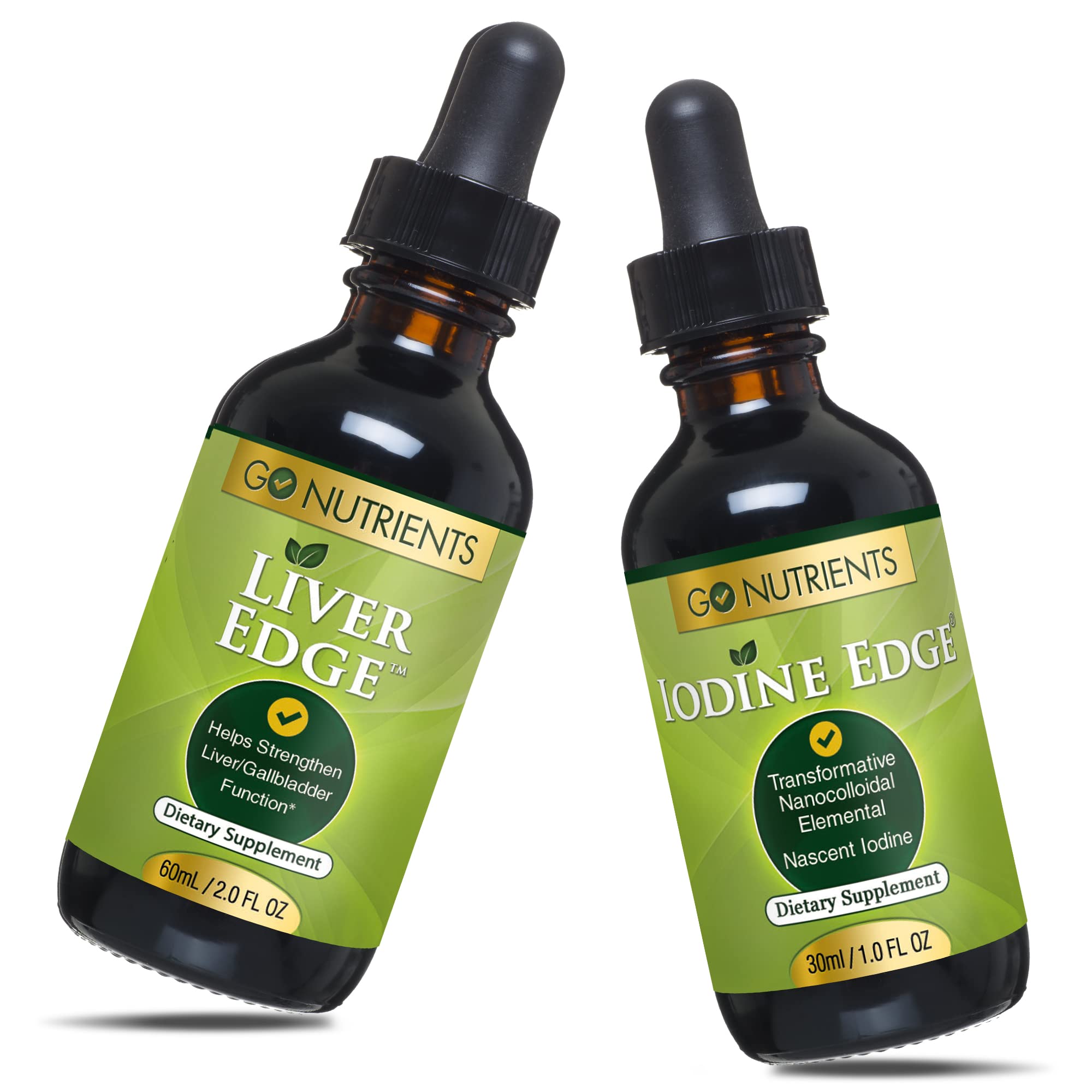 Mua Go Nutrients Liver Edge & Nascent Iodine Supplement | High Potency ...