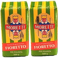 Amazon.com : Moretti Polenta Fine | Fioretto - 500 Gram (Pack of 2 ...
