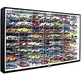 Tatuo Car Model Display Case 1: 64 Scale Toy Cars Box Acrylic Door ...