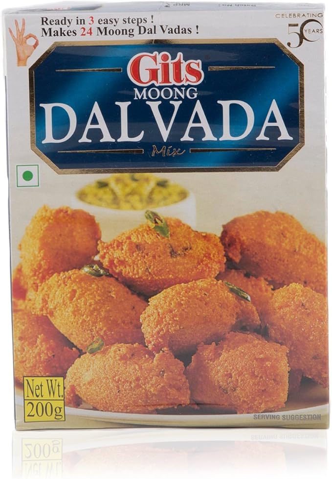 Gits Moong Dal Vada Mix - 200g by Gits: Amazon.co.uk: Grocery
