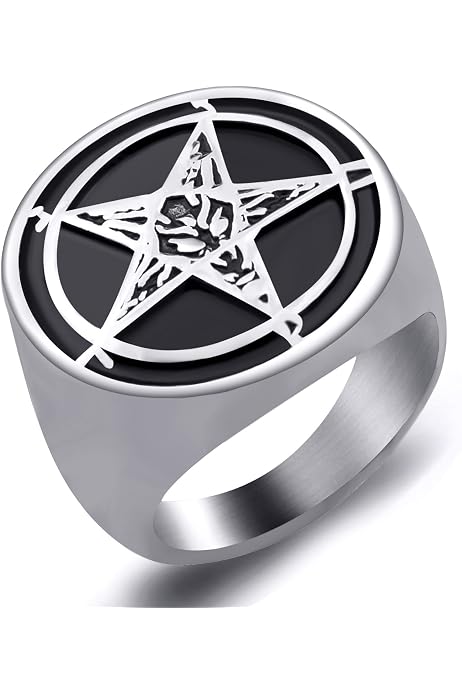 ELFASIO Lucifer Ring Sigil Of Lucifer Seal Of Satan Nepal
