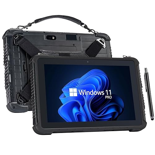 MUNBYN Rugged Tablet IRT08, 10.1 inch Windows Tablet, Windows 11 Pro ...