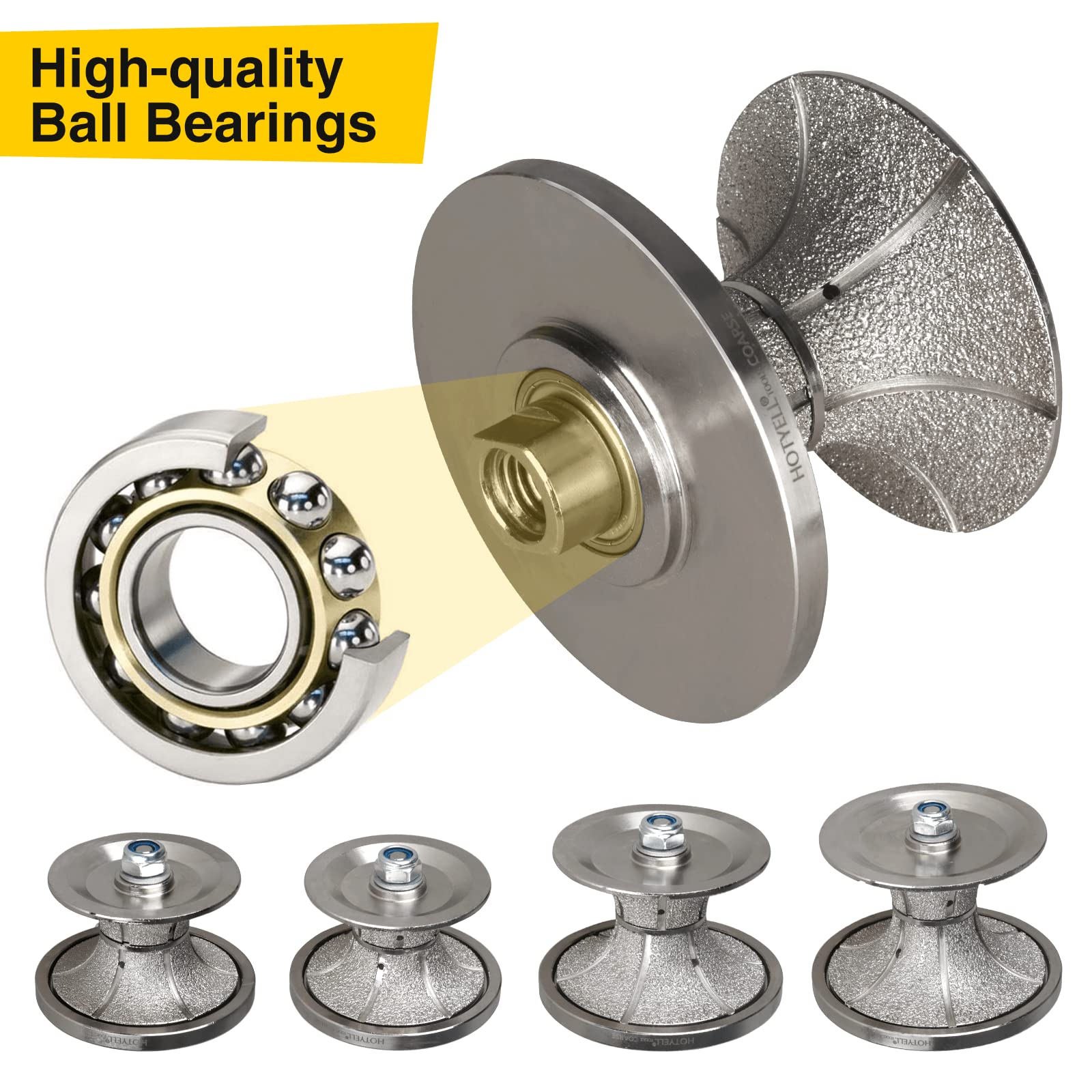 Mua HOTYELL V40 (1-1/2'') Full Bullnose Diamond Hand Profiler, Profile ...