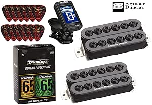 Amazon.com: Seymour Duncan Invader High Output Humbucker Pickup Set ...