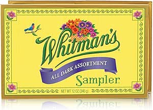 Whitman's Sampler Dark Chocolate Assorted, 12-Ounce Boxes (Pack of 3 ...