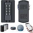 Universal Smart WiFi Ceiling Fan Remote Control Kit, 3 Speed Control with Dimmer, Compatible ...