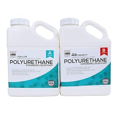 Buy Polyurethane Expanding Liquid Foam 2 Gallon KIT, 4 LB Density ...