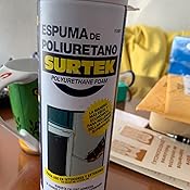 Surtek 113501 Espuma de Poliuretano Uso Industrial, 500 ml: Amazon.com.mx: Herramientas y ...