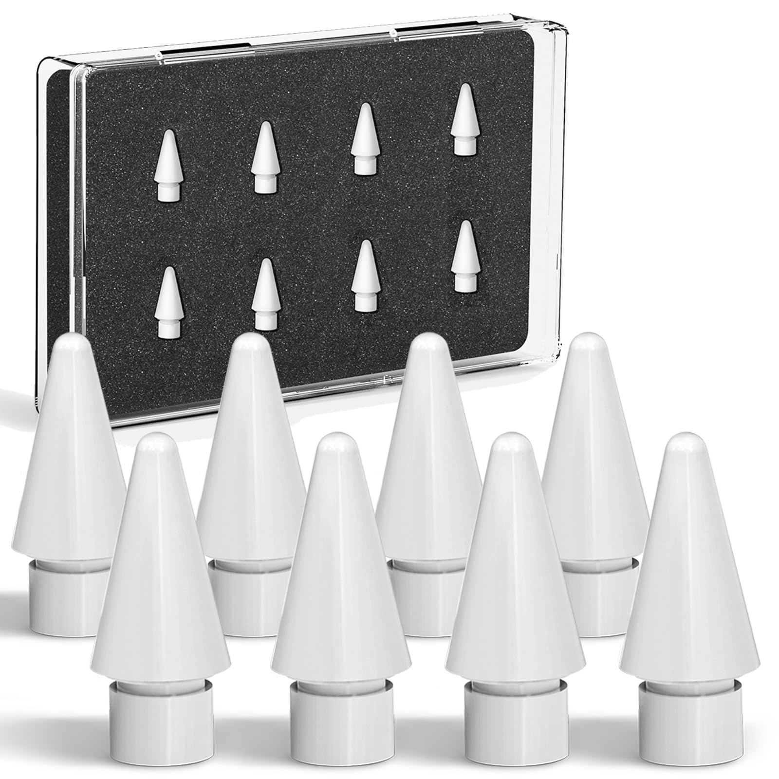 8 Pack for Apple Pencil 2nd Generation Tips,Upgraded Replacement Pencil ...