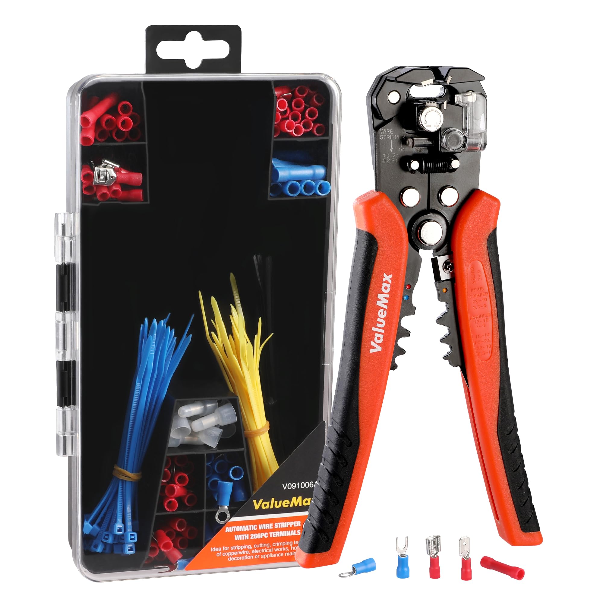 Mua ValueMax 266PCS Wire Stripper Tool Kit, Self-adjusting 8" Automatic ...