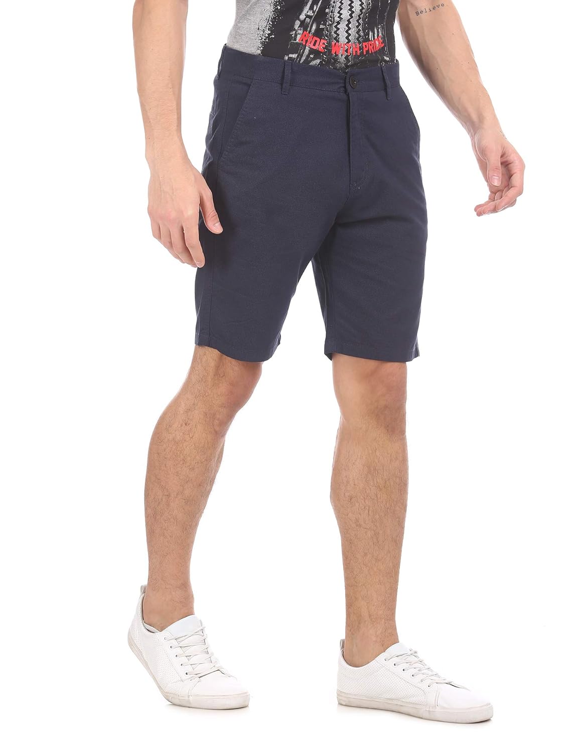 Buy Ruggers by Unlimited Men's Slim Fit Cotton Shorts at Amazon.in