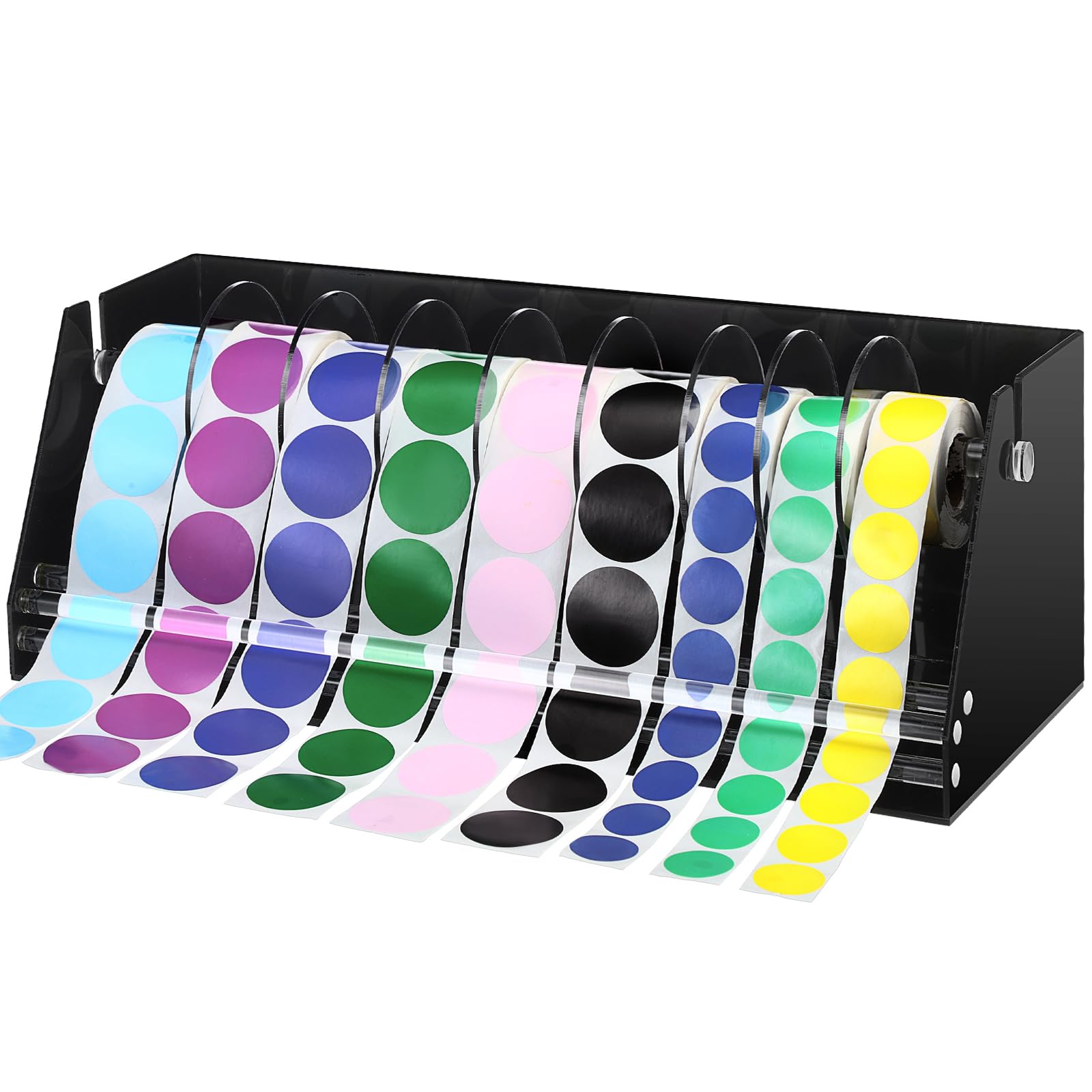 Feifeiya Adjustable Label Dispenser Acrylic Sticker Roll Dispenser ...