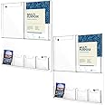 Amazon.com : Weysat 2 Pcs Acrylic Brochure Holder Wall Mount Multi ...