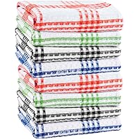 Utopia Kitchen - Flour Sack Dish Cloth, 12 Pack Highly Absorbent 100% ...