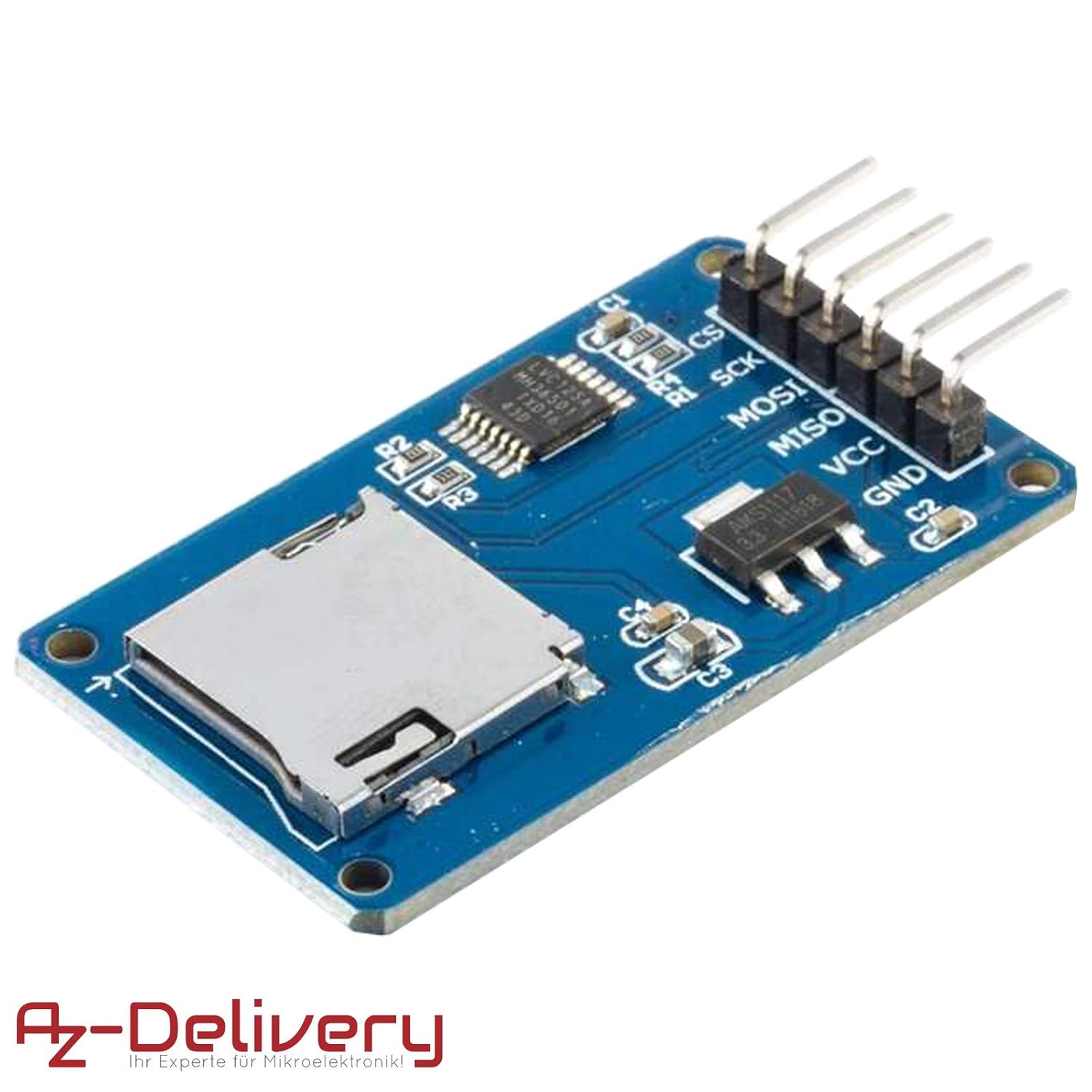 Azdelivery Spi Reader Micro Speicher Sd Tf Karte Memory Amazonde Computer And Zubehör