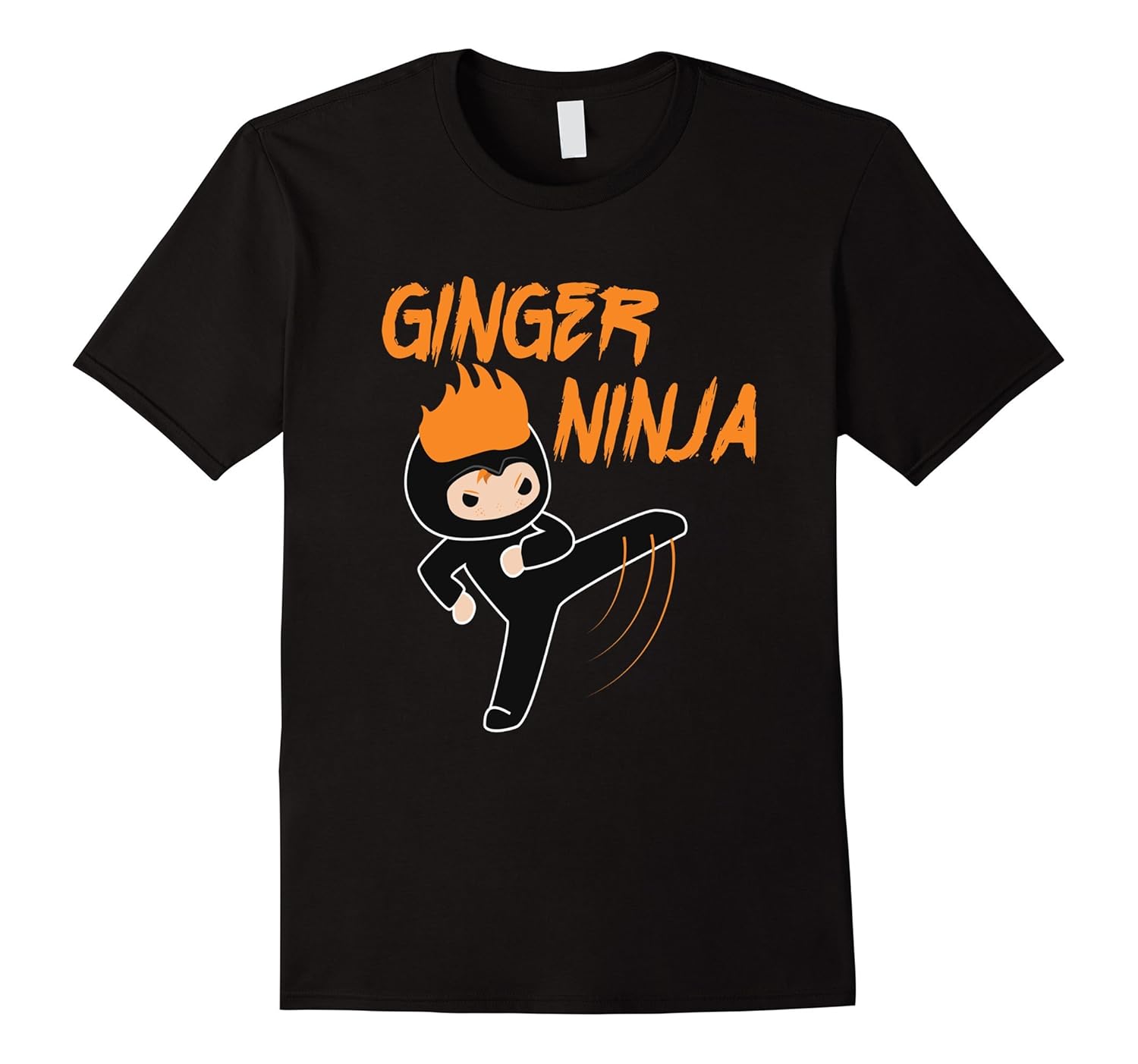 GINGER NINJA T-SHIRT Warrior Funny Ginga Red Hair Gift-CL – Colamaga