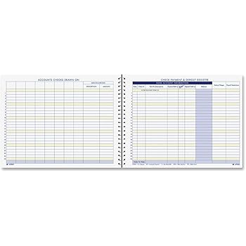 Amazon.com : The Big Print Check Register - Spiral Bound : Large Print ...