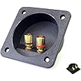 Amazon.com: 2PCS 2 Way Speaker Box Terminal Binding Post Cup, 75mm DIY Home Car Stereo Screw Cup ...