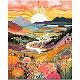 Amazon.com: YALKIN Paint by Number for Adult Kits, DIY Oil Acrylic Painting Kits for Adults ...