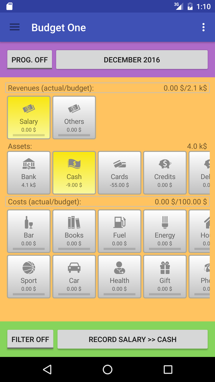 Budget One Free: Budget & Finance:Amazon.com:Appstore for Android