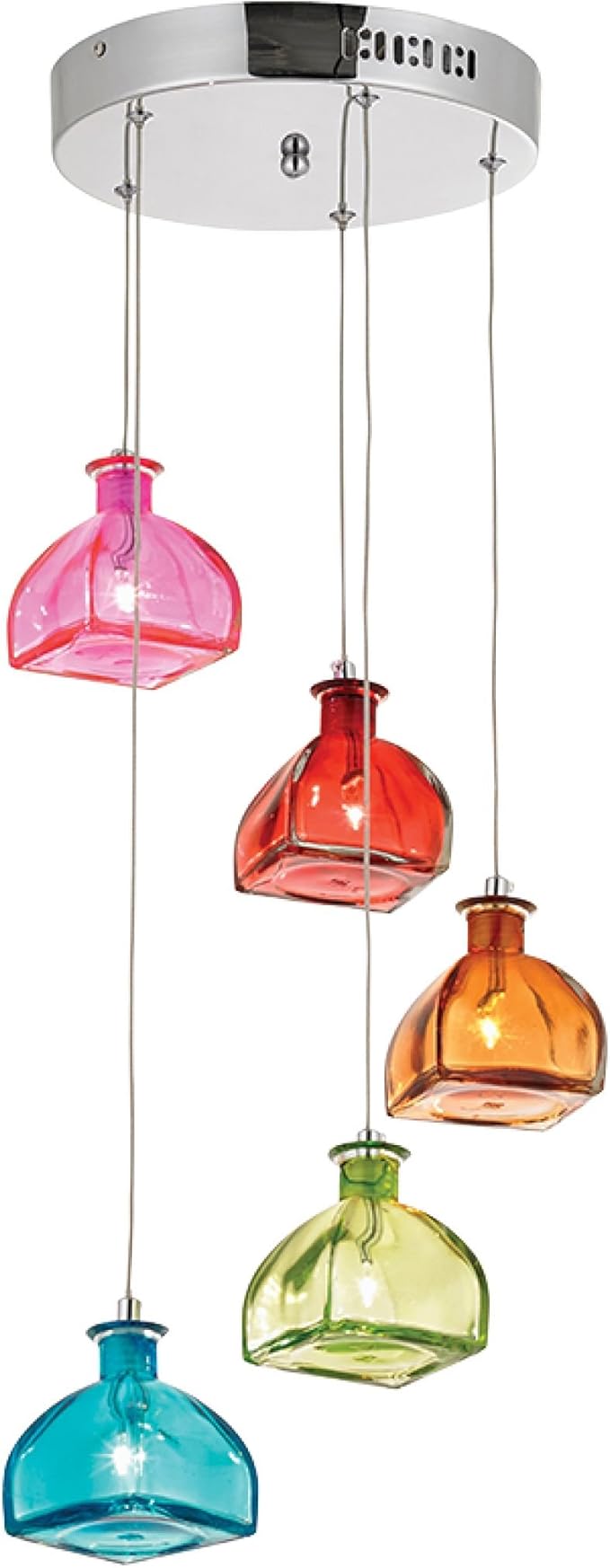 5 Light Cascade Pendant Light: Amazon.co.uk: Lighting