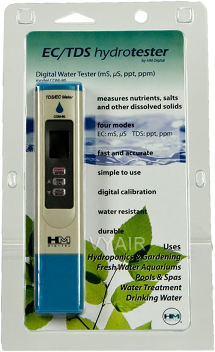 HM Digital COM-80 EC & TDS HydroTester – BigaMart