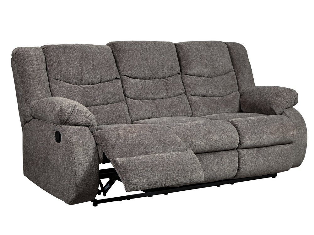 Signature Design by Ashley 9860688 The Tulen Reclining Sofa, Gray